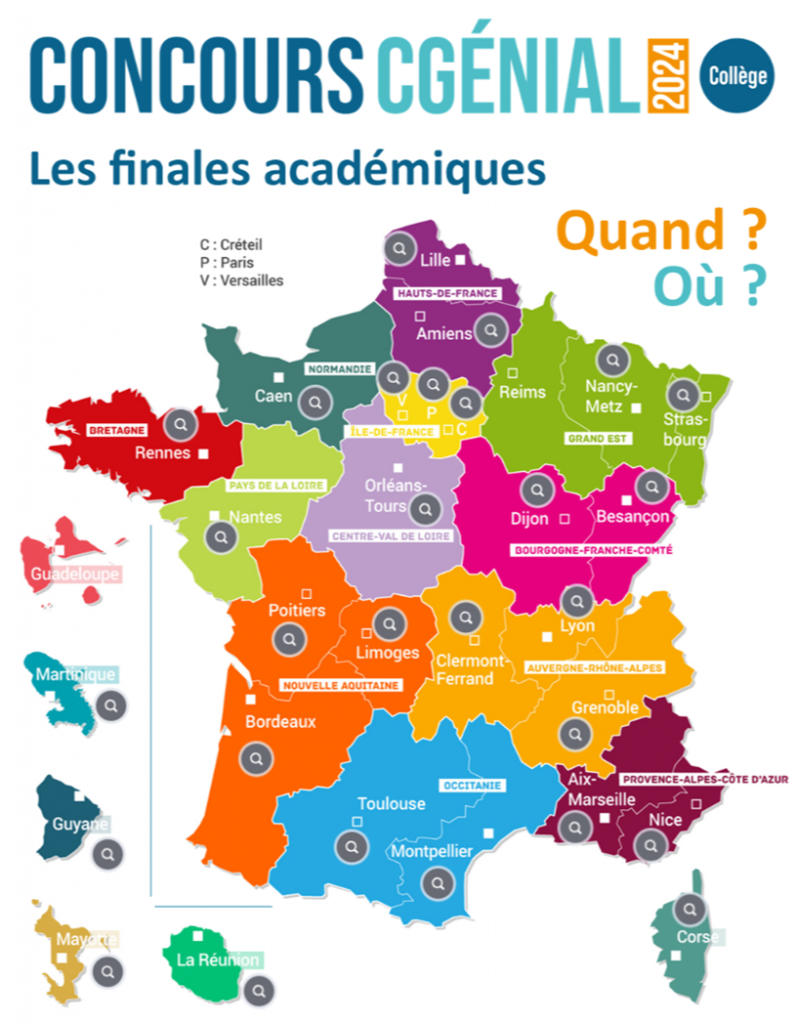 Concours CGénial 2024 – Les finales académiques – Sciences à l'École